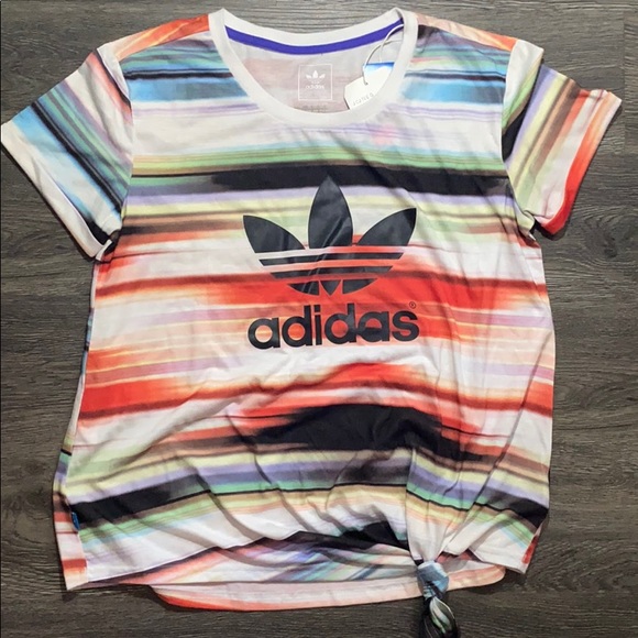 adidas | Shirts & Tops | Nwt Adidas Originals Tie Front Top | Poshmark